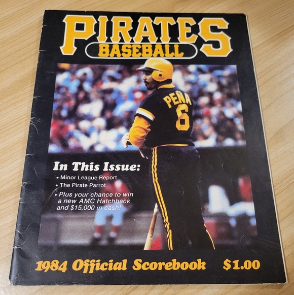 Other | Vintage Pittsburgh Pirates Mlb 1984 Official Scorebook | Poshmark